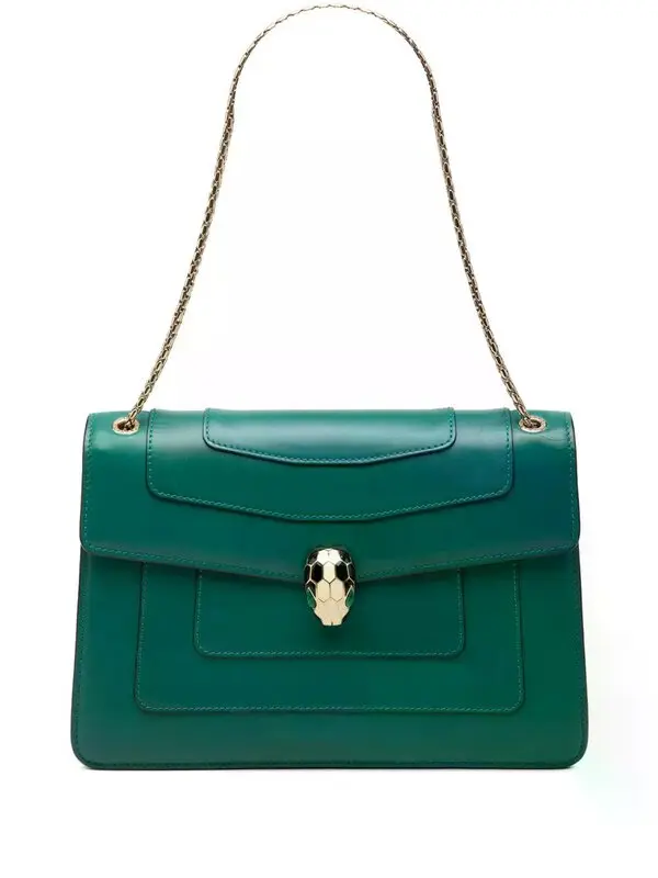 BVLGARI Medium Calfskin Serpenti Forever Shoulder Bag