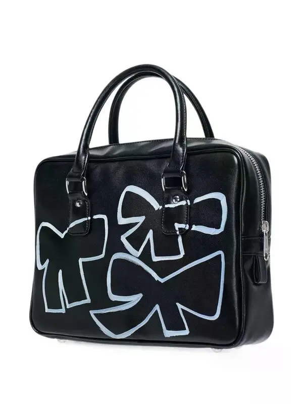 Comme Des Garçons Bow-print Tote Bag