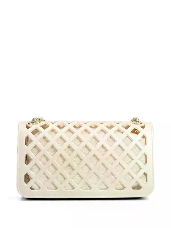 MARC ELLIS Flat Basket Cut-out Shoulder Bag - Neutrals