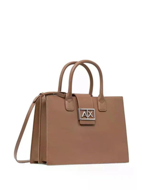 Armani Exchange Logo-plaque Tote Bag