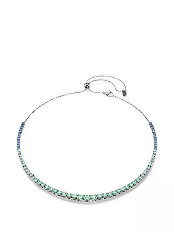 SWAROVSKI Matrix Crystal-embellished Adjustable Necklace - Silver