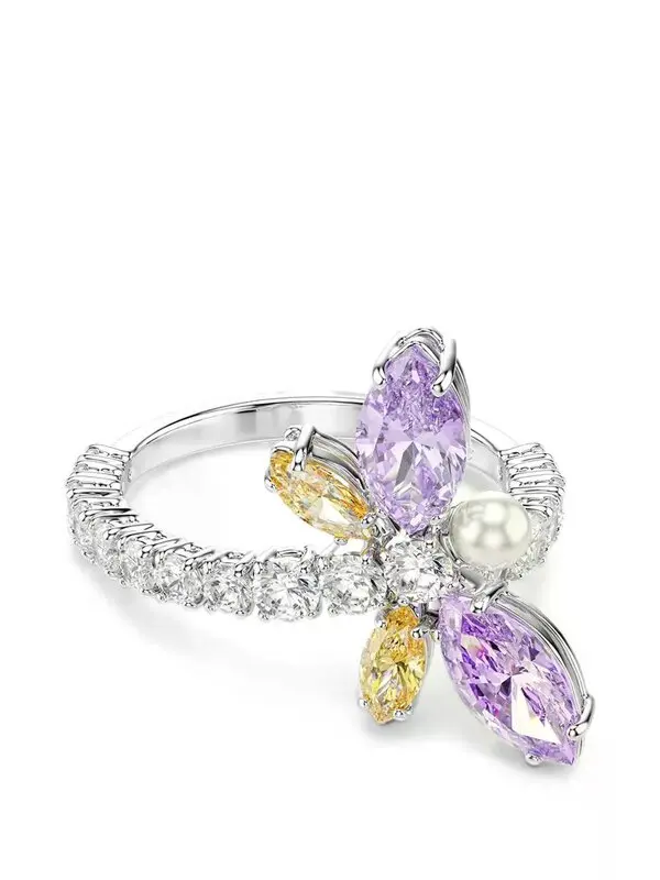 SWAROVSKI X Ariana Grande Crystal-butterfly Ring - Silver
