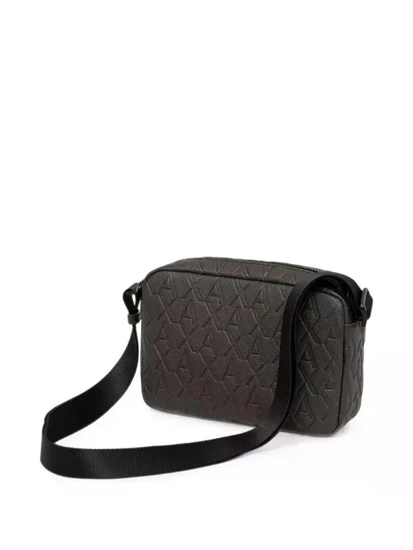 Armani Exchange Monogram-debossed Messenger Bag