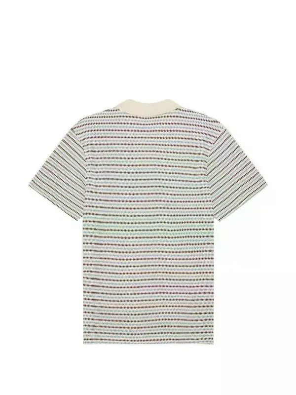 LES DEUX Geometric-pattern Polo Shirt