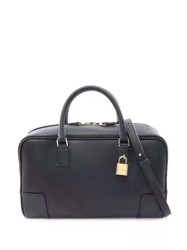 Loewe 2020s 28 Amazona Leather Tote Bag - Black
