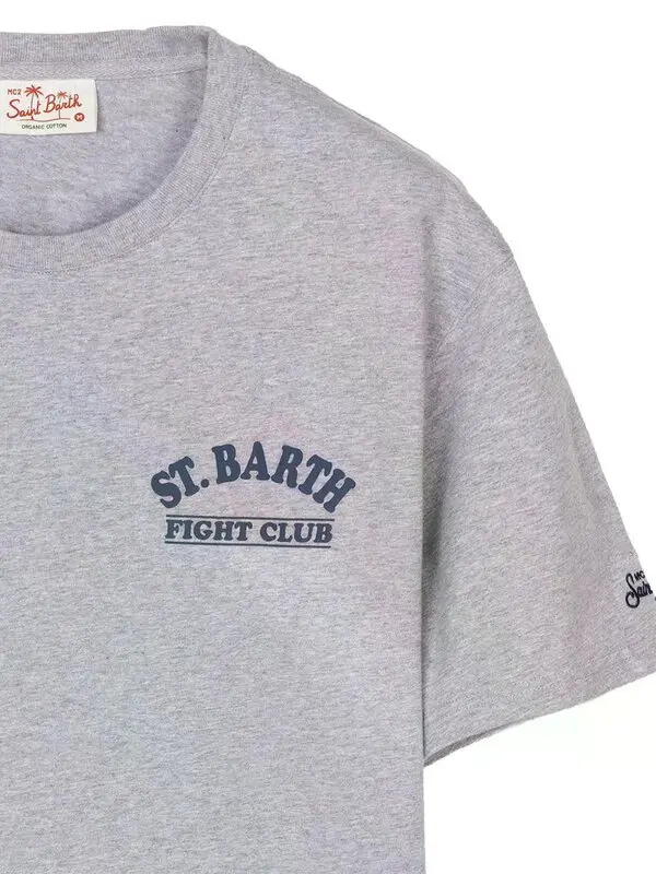 MC2 SAINT BARTH Graphic-print Cotton T-shirt