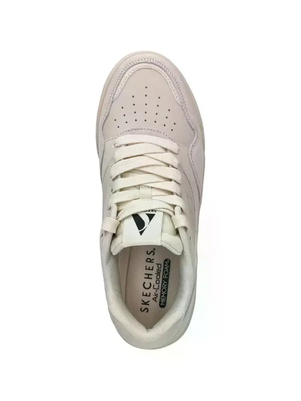 Sketchers Logo-embossed Panelled Sneakers - Neutrals