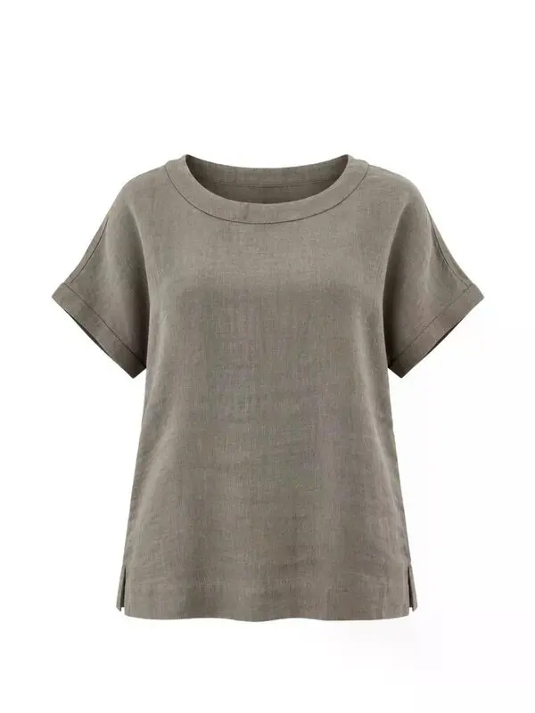 Marella Linen Short-sleeve Top