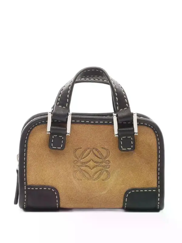 Loewe 2010s Micro Mini Amazona Tote Bag - Neutrals