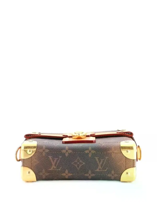 LOUIS VUITTON Soul Trunk Bag Monogram Dust Leather Crossbody Bag