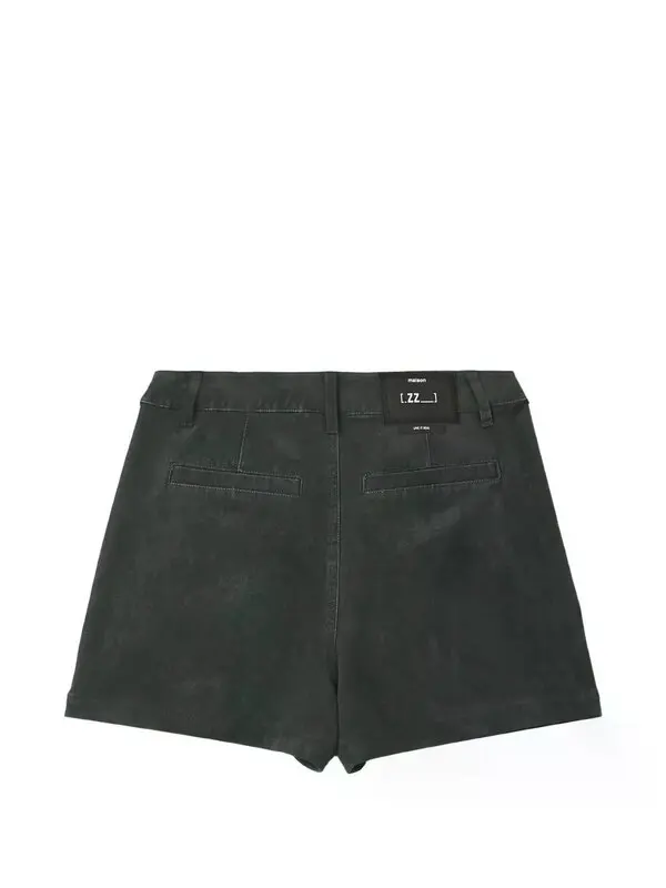 Izzue Exposed-zip Cotton Skort