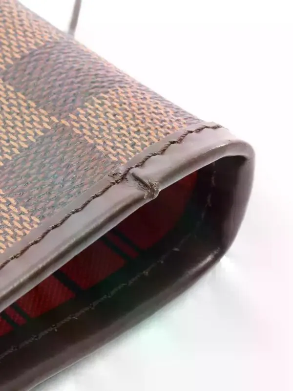 LOUIS VUITTON Neverfull Damier Ebene Tote Bag - Brown