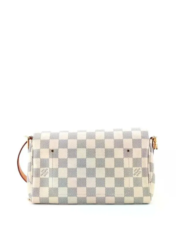 LOUIS VUITTON Favorite Handbag Damier Crossbody Bag - White