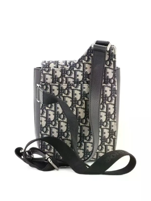 Dior Saddle Rectangular Pouch Oblique Canvas Crossbody Bag