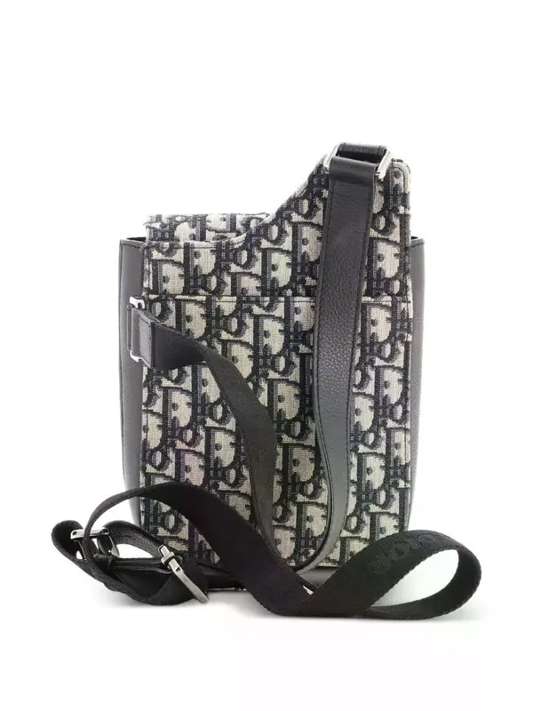 Dior Saddle Rectangular Pouch Oblique Canvas Crossbody Bag
