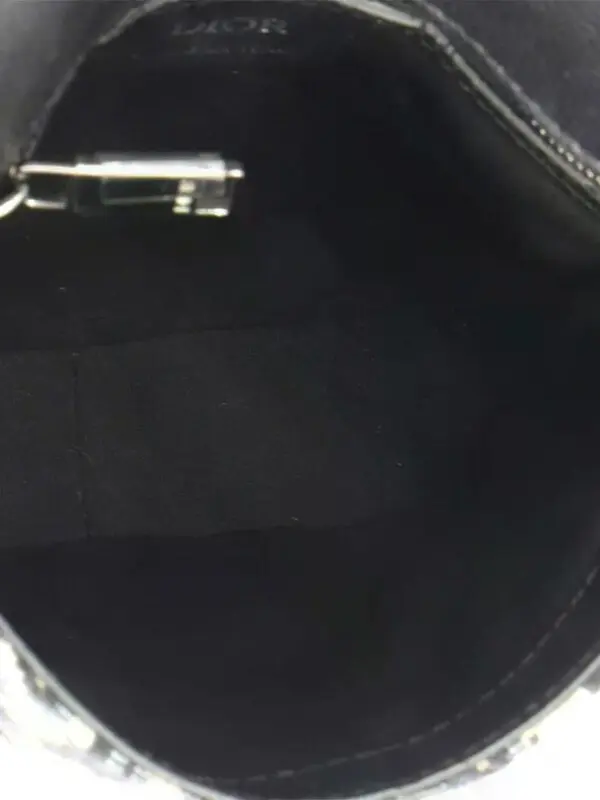 Dior Saddle Rectangular Pouch Oblique Canvas Crossbody Bag