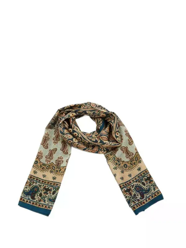 Loro Piana Paisley Print Scarf