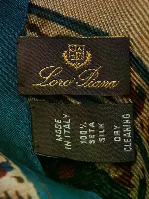 Loro Piana Paisley Print Scarf