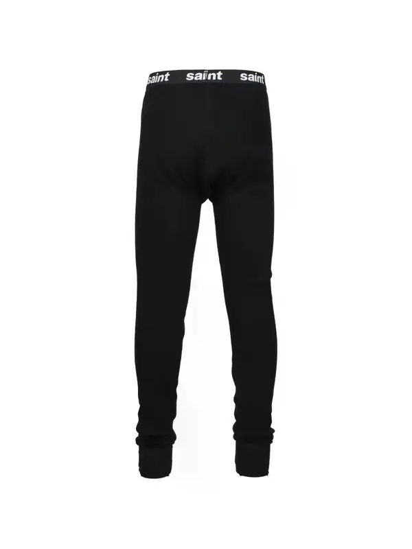 SAINT MXXXXXX Logo-waistband Thermal Leggings