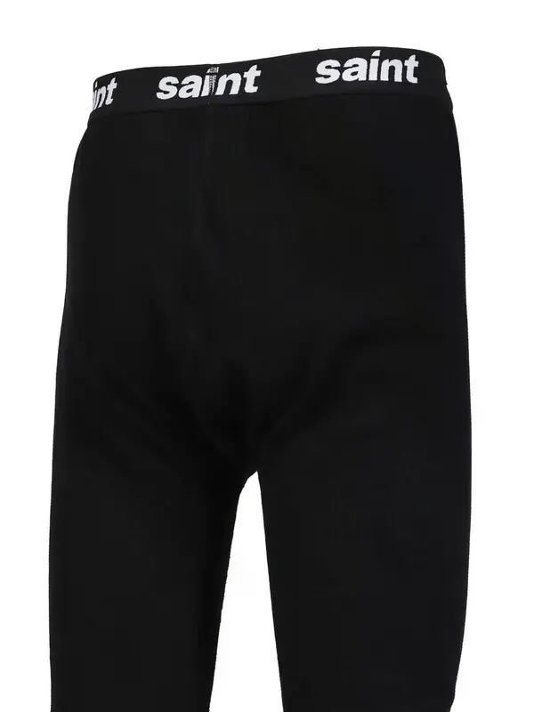 SAINT MXXXXXX Logo-waistband Thermal Leggings