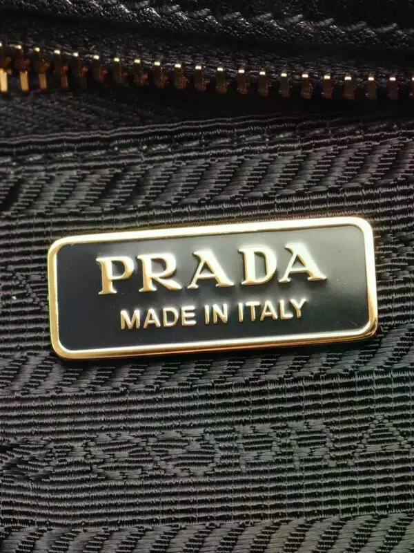 Prada Arque Shoulder Bag - Black