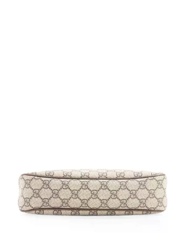 Gucci Ophidia Charm Shoulder Bag Gg Coated Canvas Small Crossbody Bag - Brown