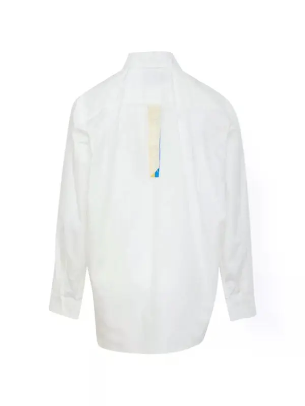 LITKOVSKA Draped Cotton Poplin Shirt