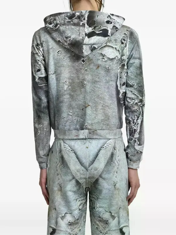 LA MASKARADE Trompe-l'oeil-print Hoodie