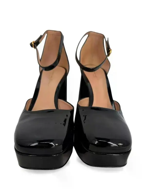 GIANVITO ROSSI Ankle Strap Platform Pumps