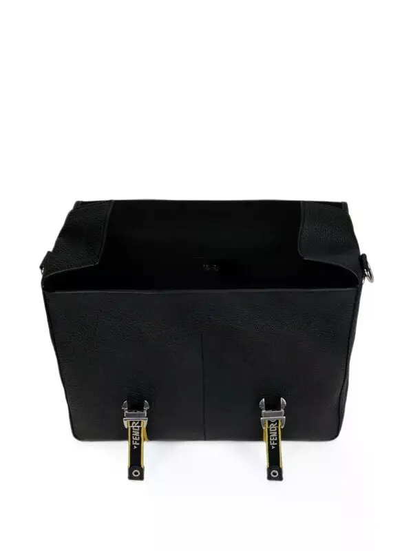 Fendi Flow Medium Cuoio Romano Leather Bag