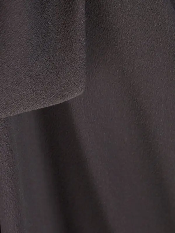 Chloé Silk Draped Midi Skirt