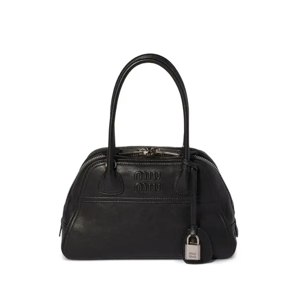 Miu Miu Leather Vivant Tote Bag