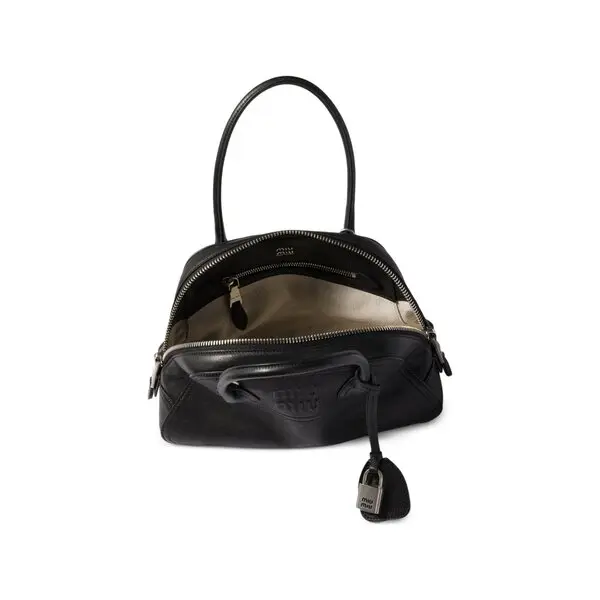 Miu Miu Leather Vivant Tote Bag