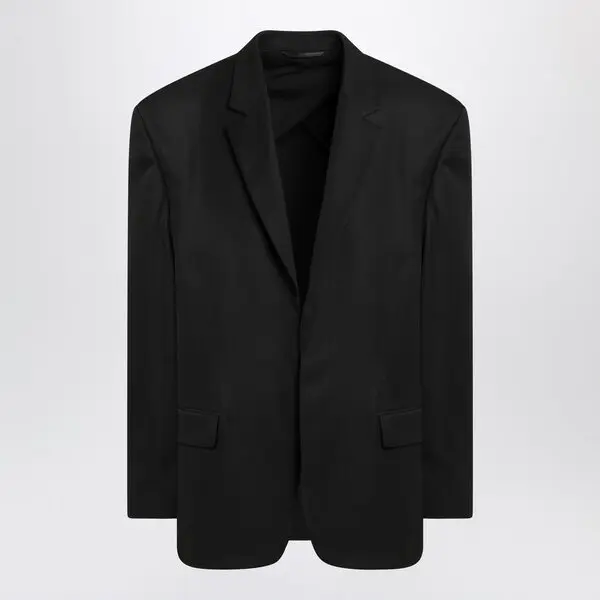 Balenciaga Single-breasted Jacket In Wool