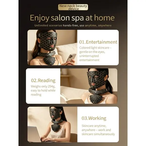 PROSPERA Panther Ii Led Skin Rejuvenate Face And Neck Mask