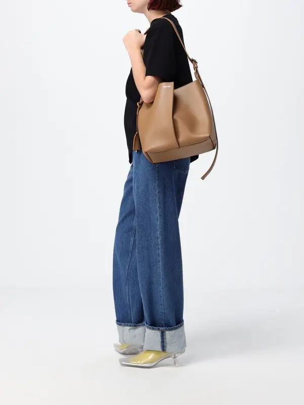 Loewe Calf Suede Shoulder Bag