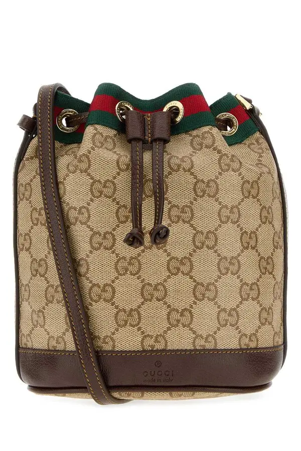 Gucci Gg Fabric Mini Bucket Bag