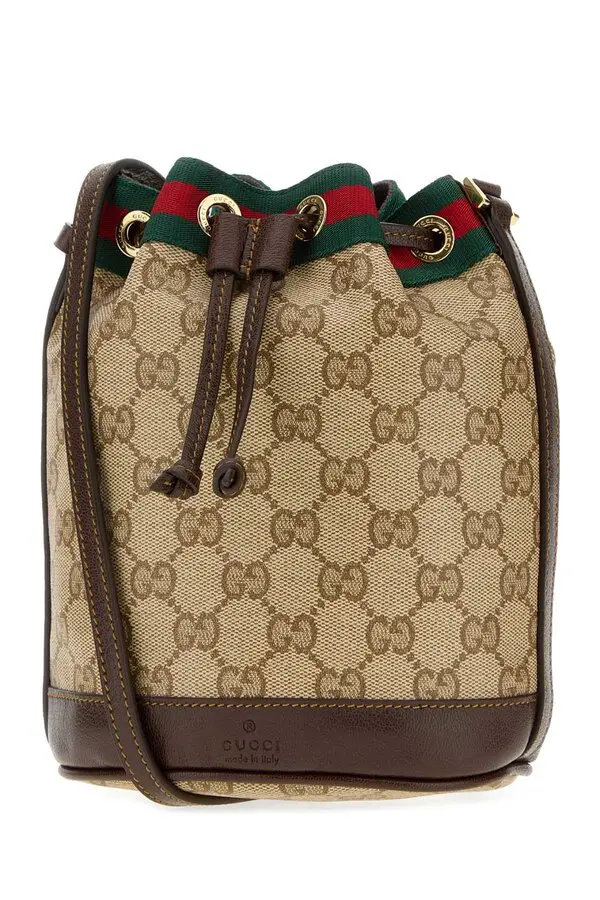 Gucci Gg Fabric Mini Bucket Bag