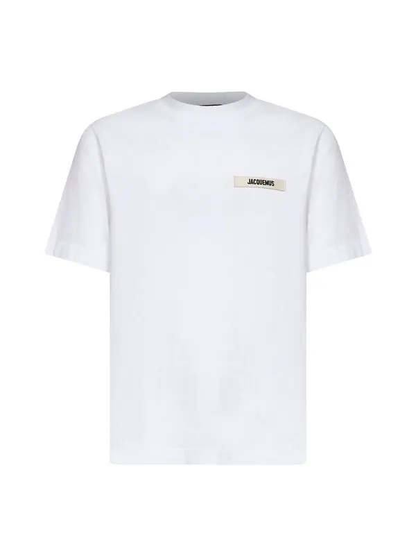 Jacquemus White The Gros Grain T-shirt