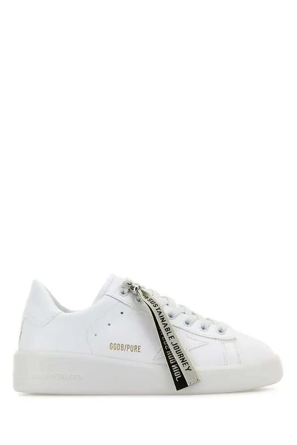 GOLDEN GOOSE Leather Pure Sneakers - White