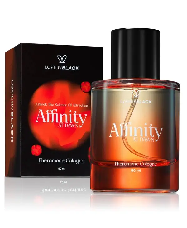 LOVERY Affinity At Dawn Pheromone Cologne 1.7 Oz - Black