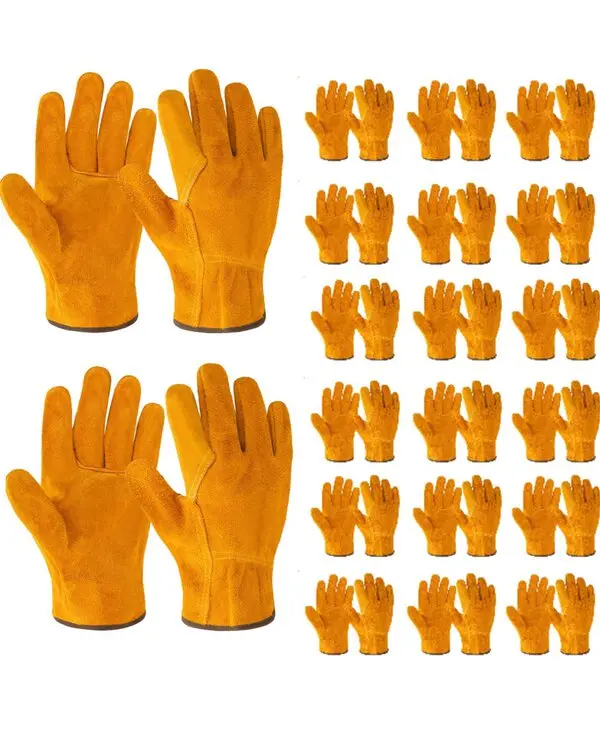 XDOVET Leather Work Gloves