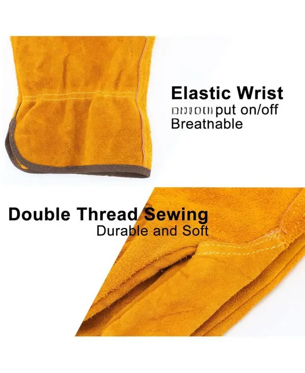 XDOVET Leather Work Gloves