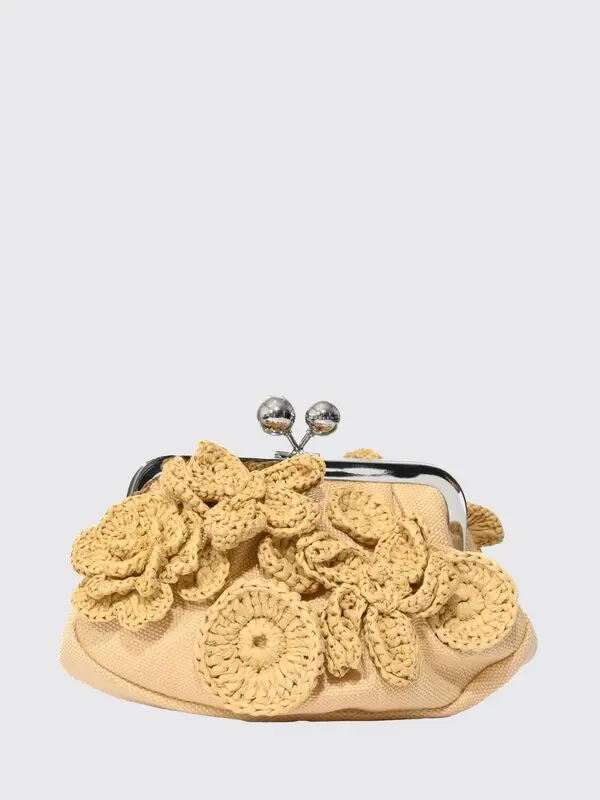 Max Mara Woven Clutch