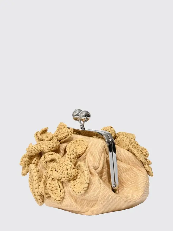 Max Mara Woven Clutch