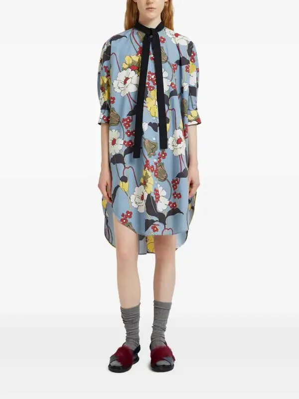 Marni Floral Cotton Dress