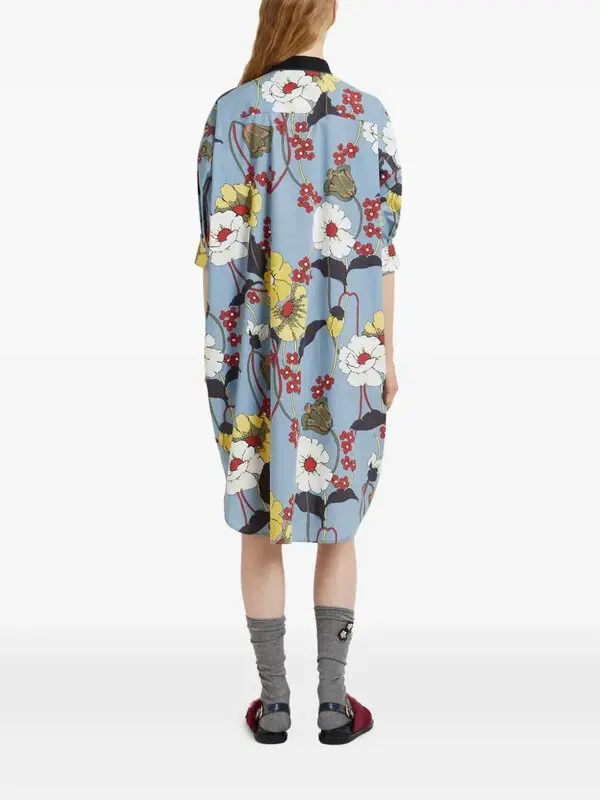 Marni Floral Cotton Dress