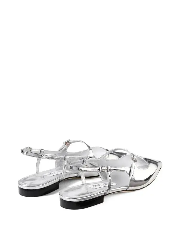JIMMY CHOO Didi Leather Ballet Flats