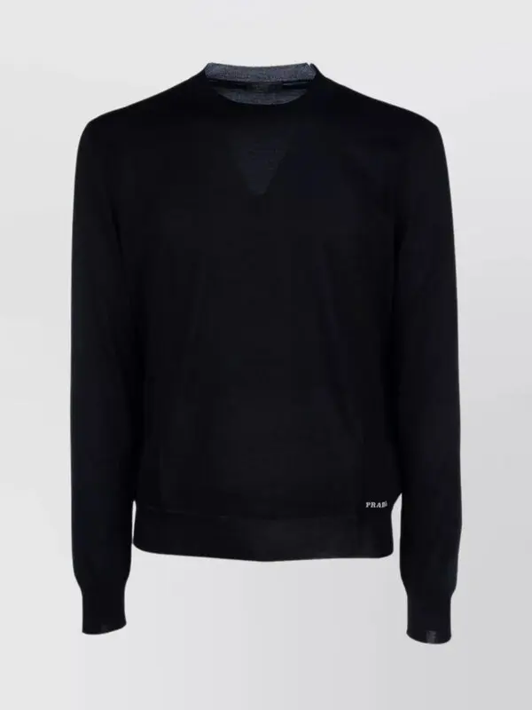 Prada Silk Fine Knit Pullover