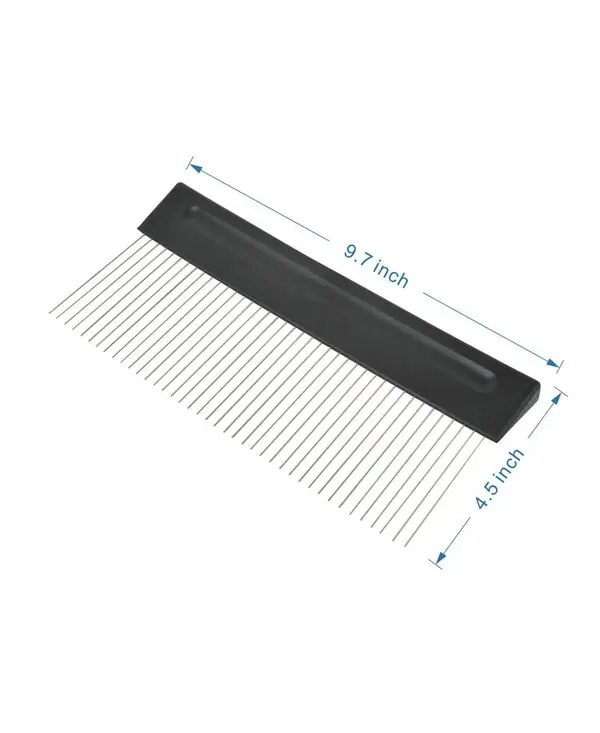 XDOVET Stainless Steel Graining Tool Wall Texture Scarifier Plaster Art Scraper